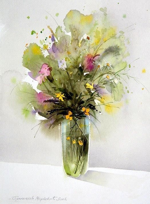 aquarelles de branislav markovic